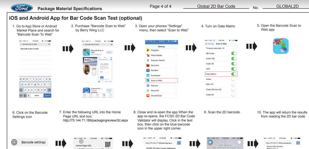 How Ford Customer Service Division uses 2D barcodes for inventory ...