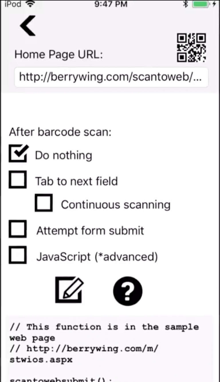 Android Barcode Scan to Web App Update! | Business Data Collection Tools
